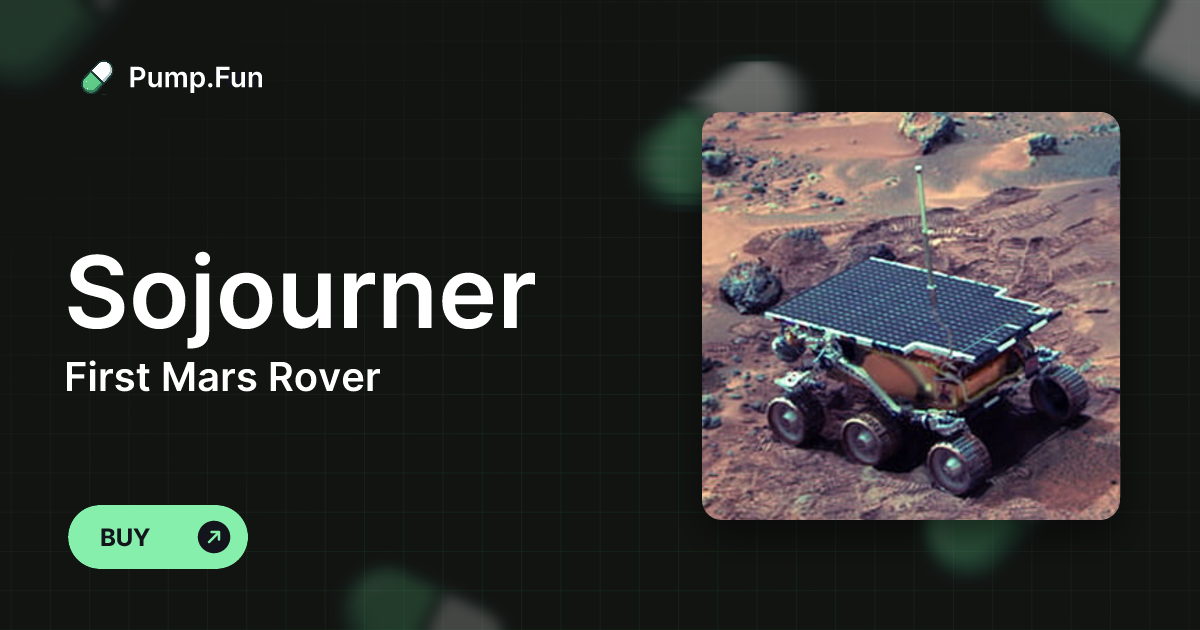 First Mars Rover (Sojourner) - Pump