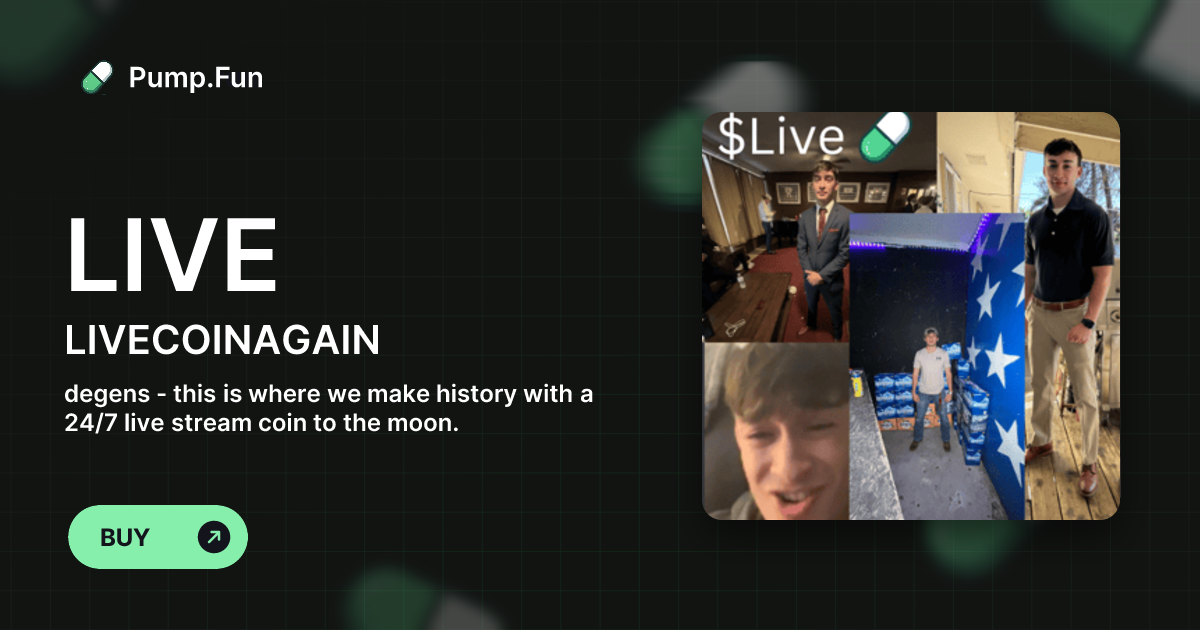 LIVECOINAGAIN (LIVE) - Pump