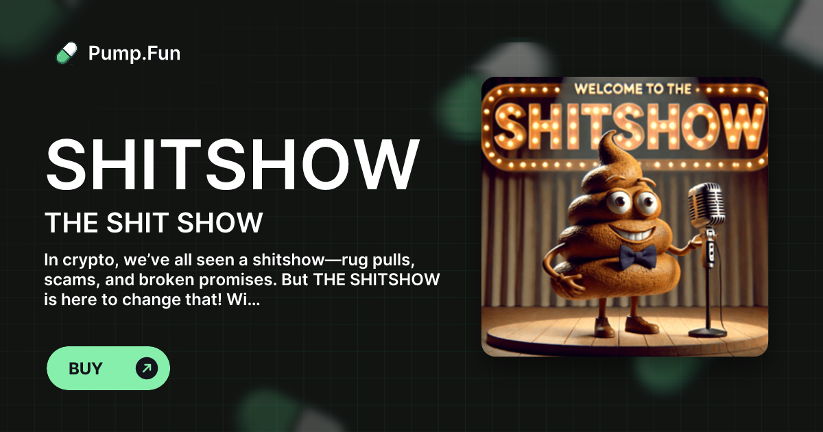 THE SHIT SHOW (SHITSHOW) - Pump