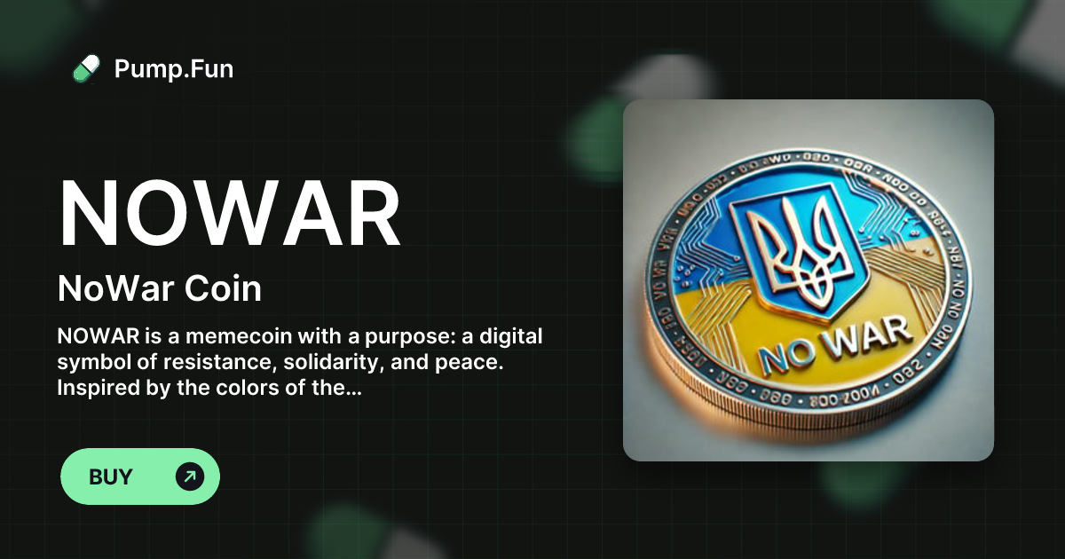 NoWar Coin (NOWAR ) - Pump