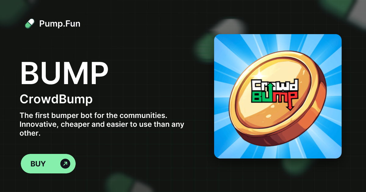 CrowdBump (BUMP) - Pump