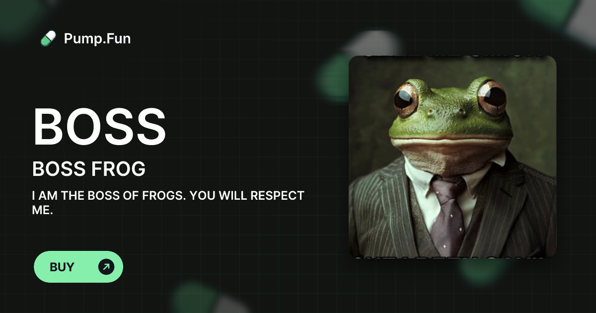 BOSS FROG (BOSS) - Pump