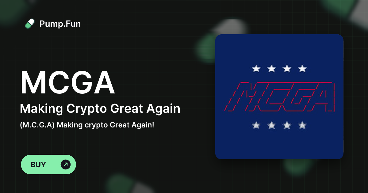 Making Crypto Great Again (MCGA) - Pump