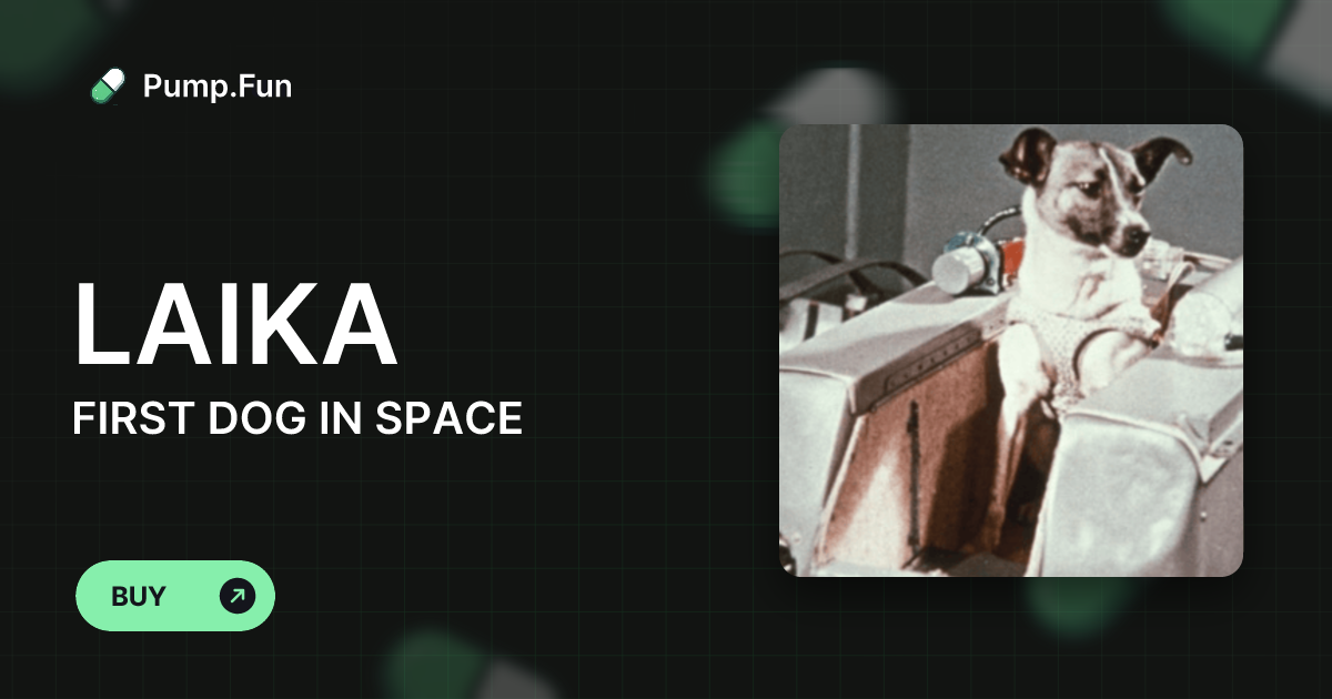 FIRST DOG IN SPACE (LAIKA) - Pump