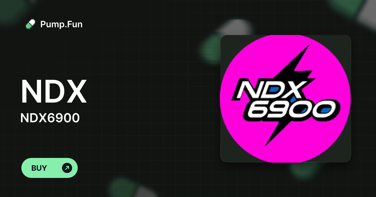 NDX6900 (NDX) - Pump
