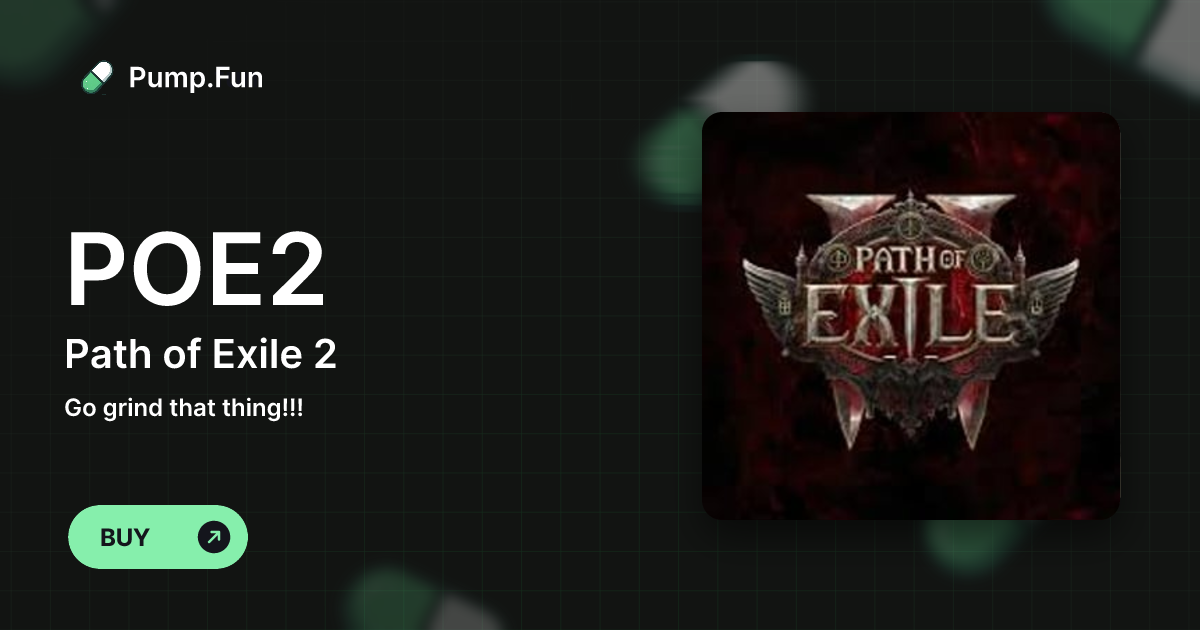 Path of Exile 2 (POE2) - Pump