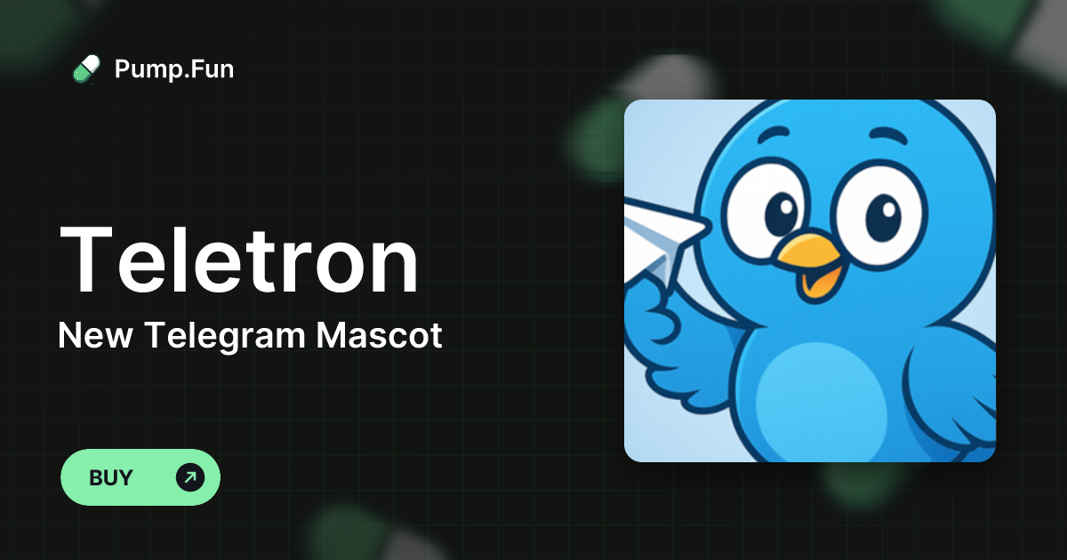 New Telegram Mascot (Teletron) - Pump