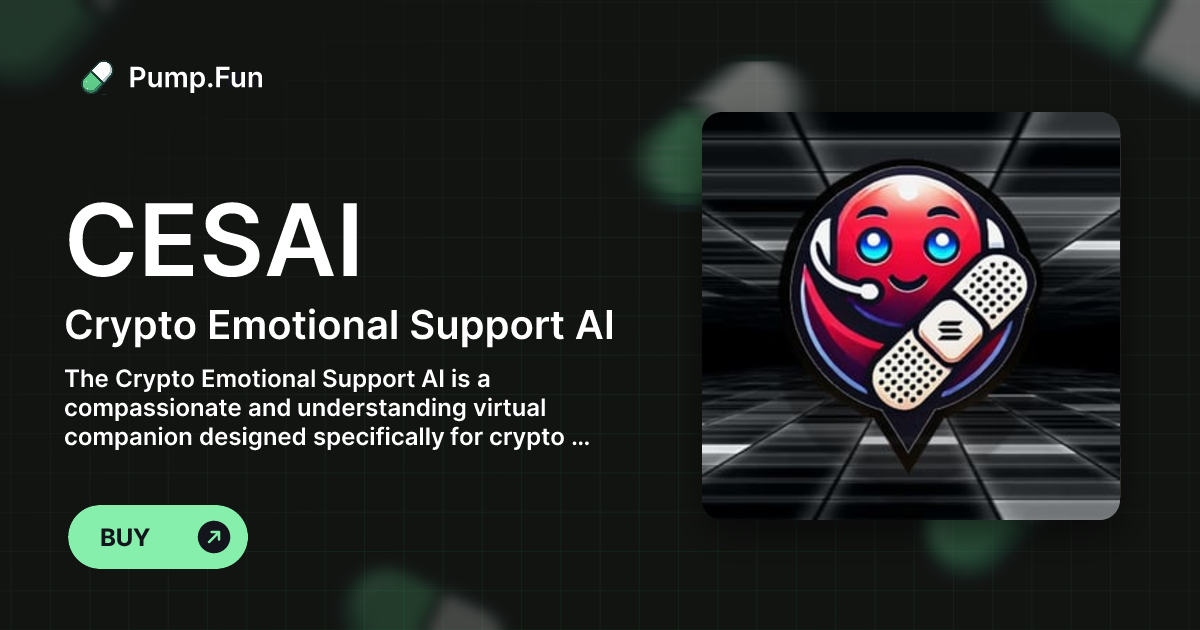 Crypto Emotional Support AI (CESAI) - Pump