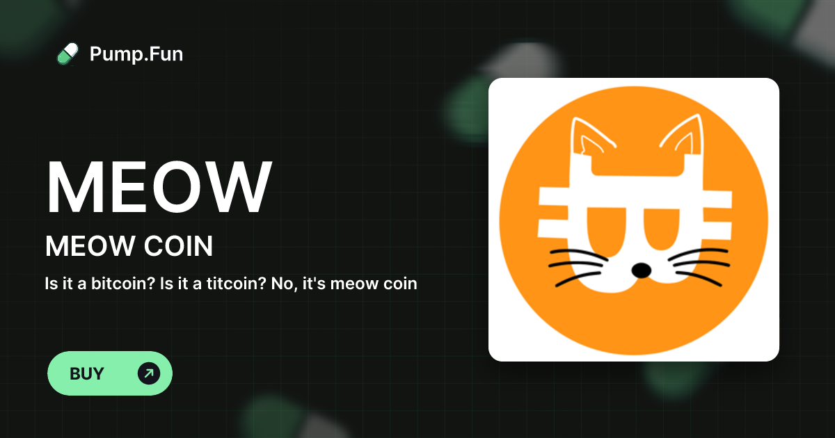 MEOW COIN (MEOW) - Pump