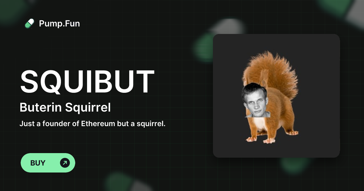 Buterin Squirrel (SQUIBUT) - Pump