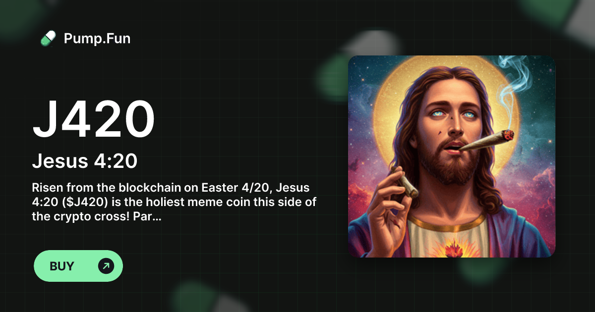 Jesus 4:20 (J420) - Pump