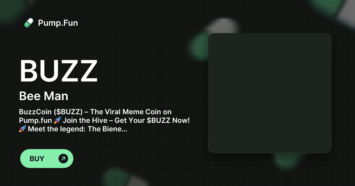 Bee Man (BUZZ) - Pump