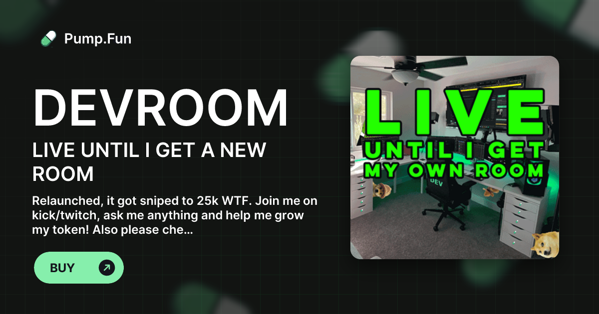 LIVE UNTIL I GET A NEW ROOM (DEVROOM) - Pump