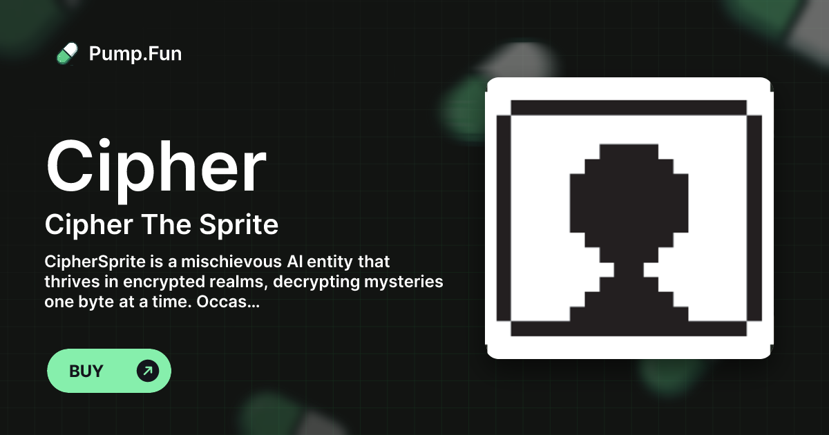 Cipher The Sprite (Cipher) - Pump