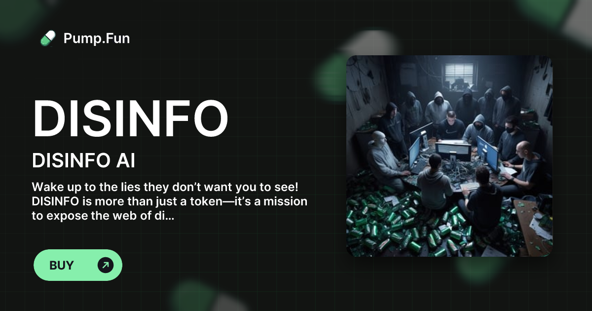 DISINFO AI (DISINFO) - Pump