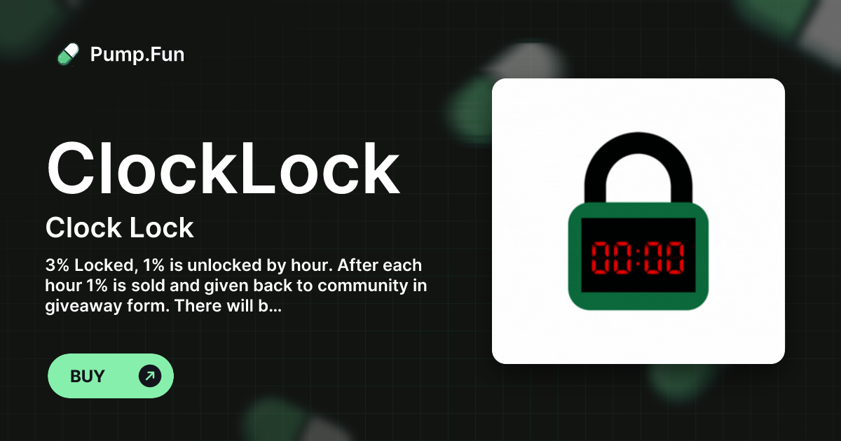 Clock Lock (ClockLock) - Pump