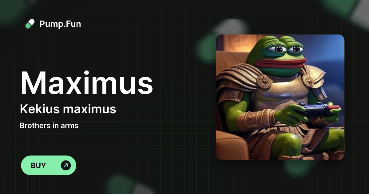 Kekius maximus (Maximus) - Pump