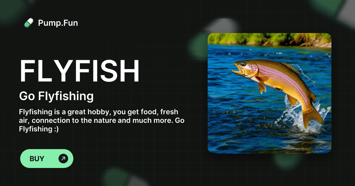 Go Flyfishing (FLYFISH) - Pump
