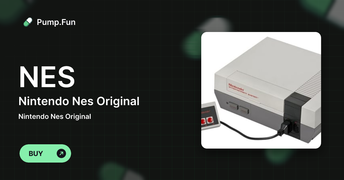Nintendo Nes Original (NES) - Pump