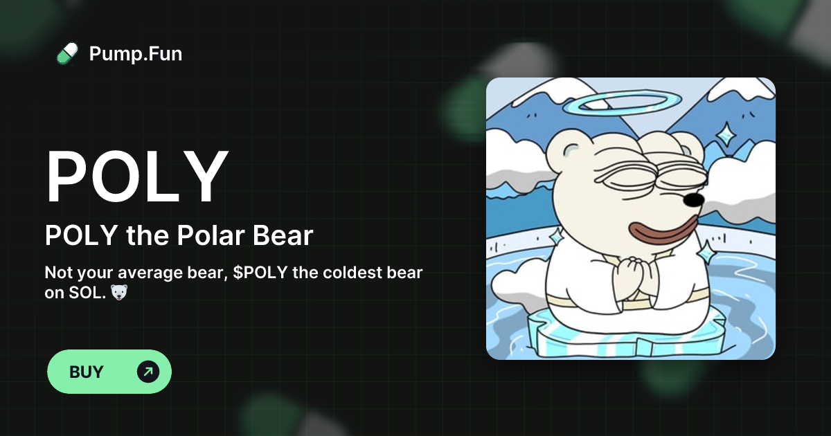 POLY the Polar Bear (POLY) - Pump