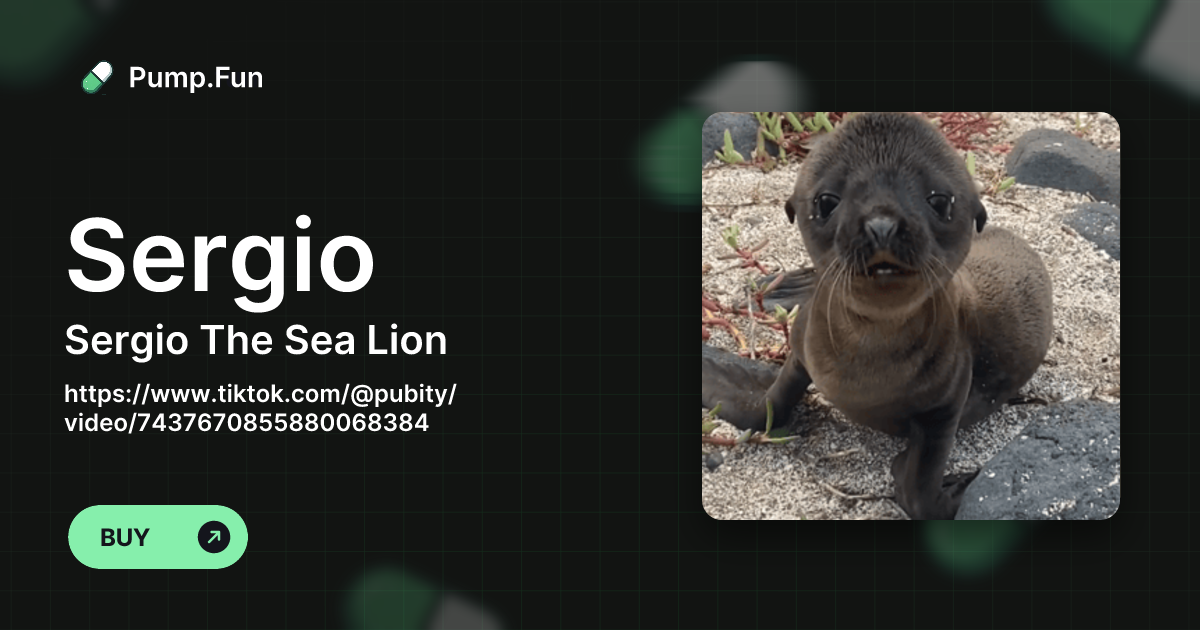 Sergio The Sea Lion (Sergio) - Pump