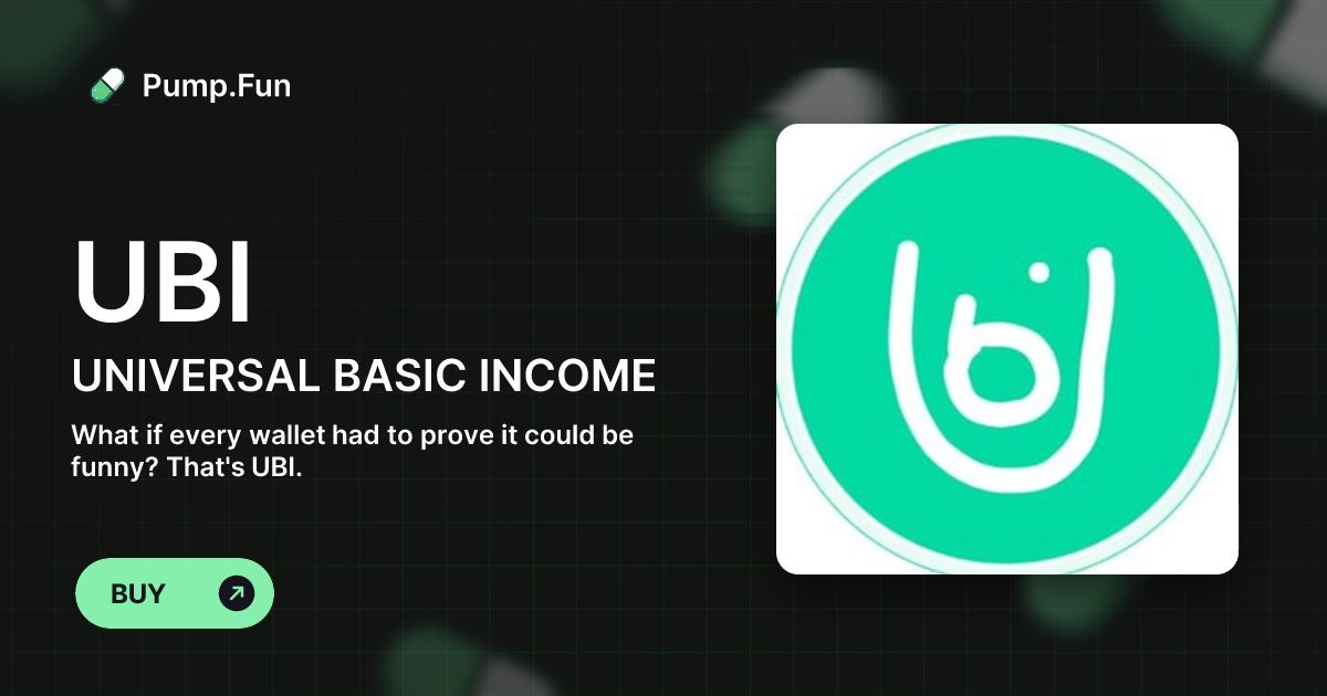 UNIVERSAL BASIC INCOME (UBI) - Pump