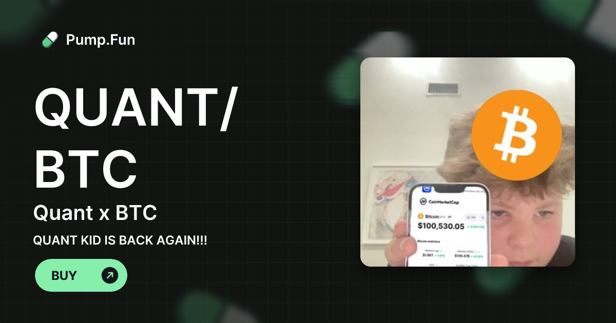 Quant x BTC (QUANT/BTC) - Pump