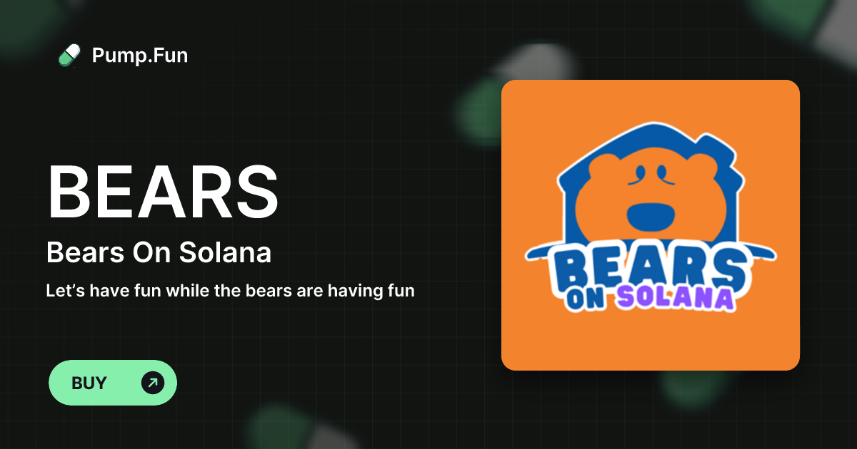 Bears On Solana (BEARS) - Pump