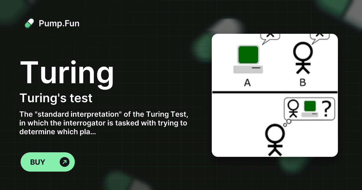 Turing's test (Turing) - Pump