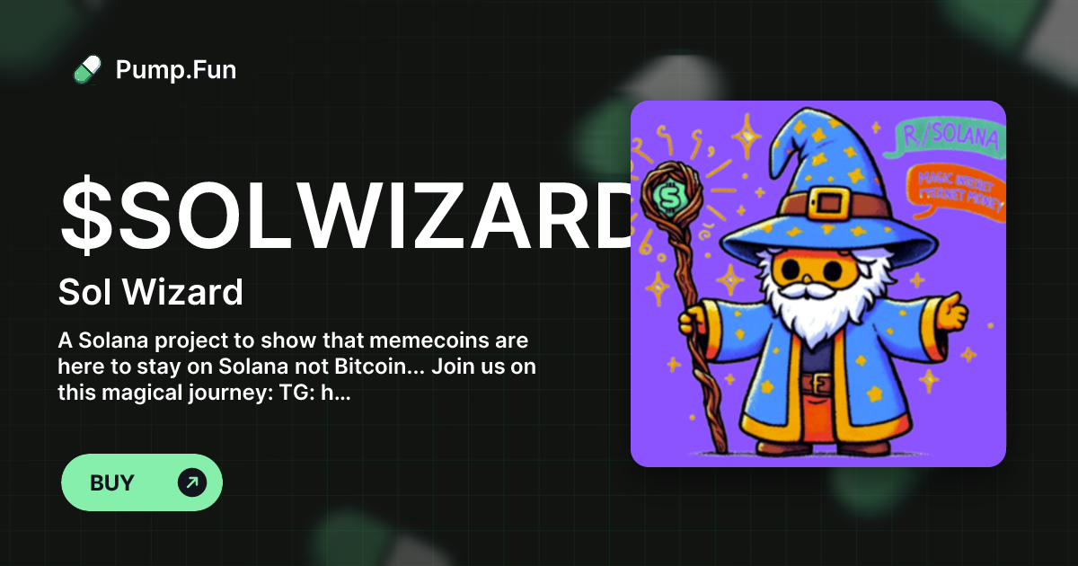 Sol Wizard ($SOLWIZARD) - Pump