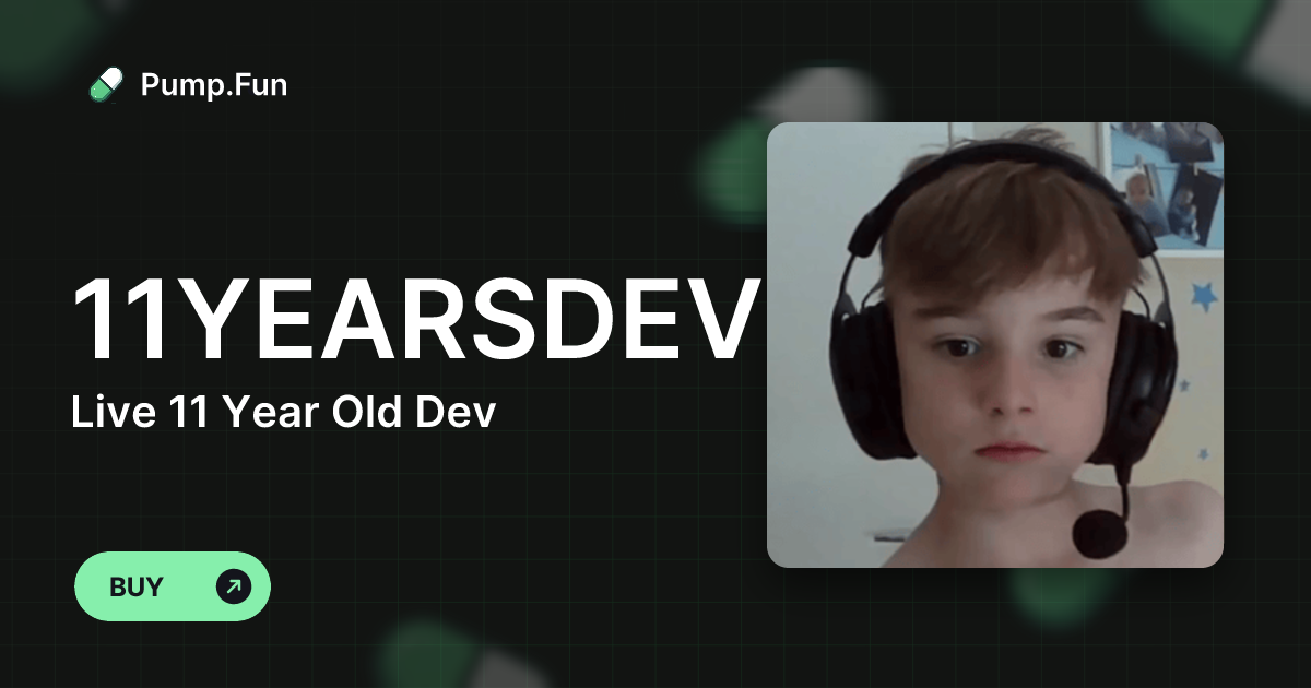 Live 11 Year Old Dev (11YEARSDEV) - Pump