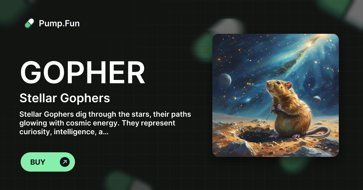Stellar Gophers (GOPHER) - Pump