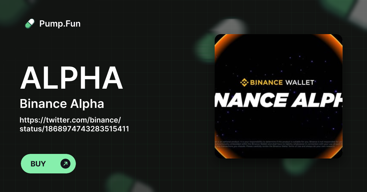 Binance Alpha (ALPHA) - Pump
