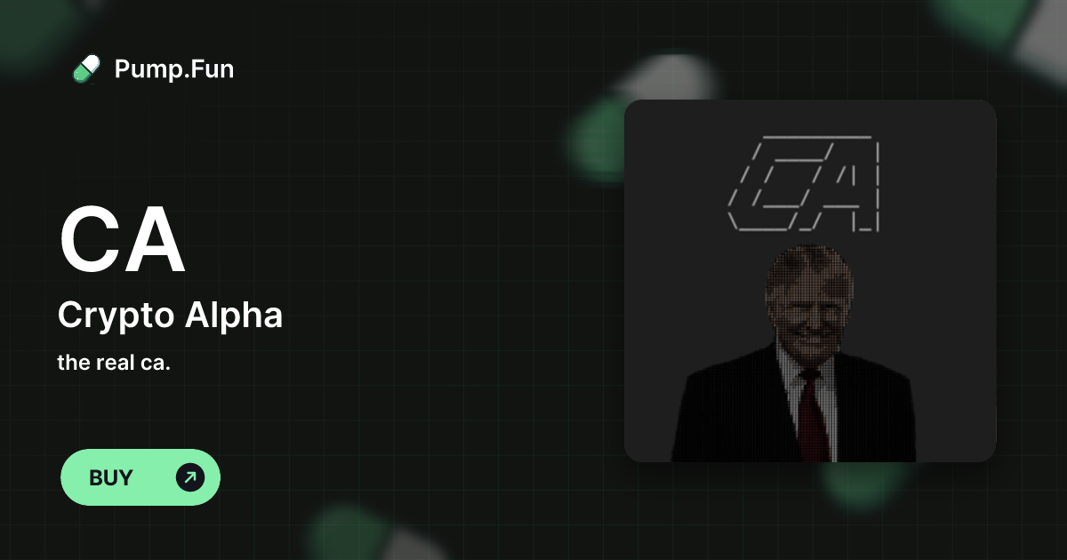 Crypto Alpha (CA) - Pump