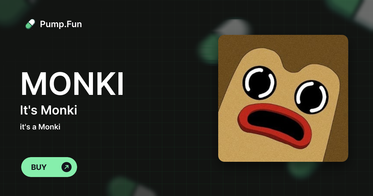 It's Monki (MONKI) - Pump