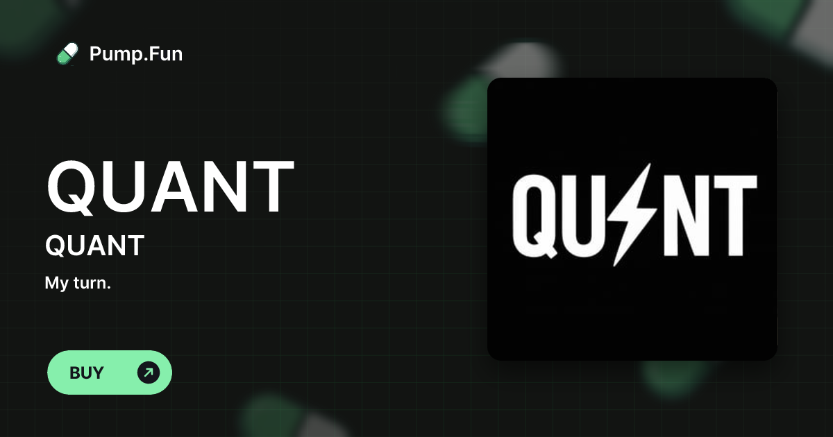 QUANT (QUANT) - Pump
