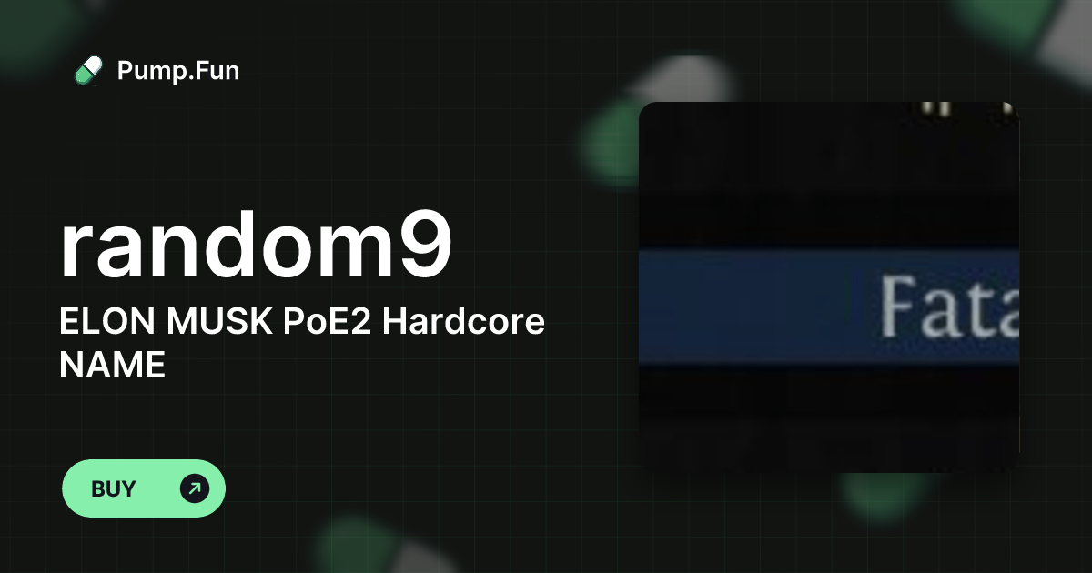 ELON MUSK PoE2 Hardcore NAME (random9) - Pump