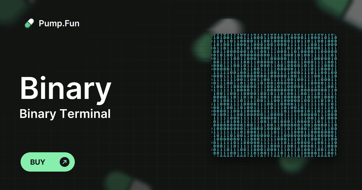 Binary Terminal (Binary) - Pump