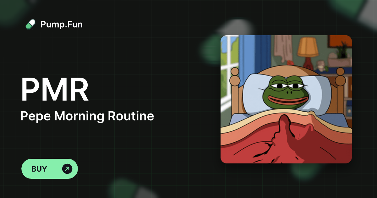 Pepe Morning Routine (PMR) - Pump