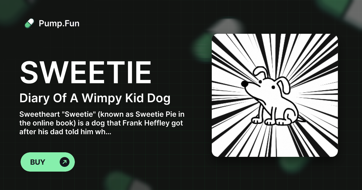 Diary Of A Wimpy Kid Dog (SWEETIE) - Pump