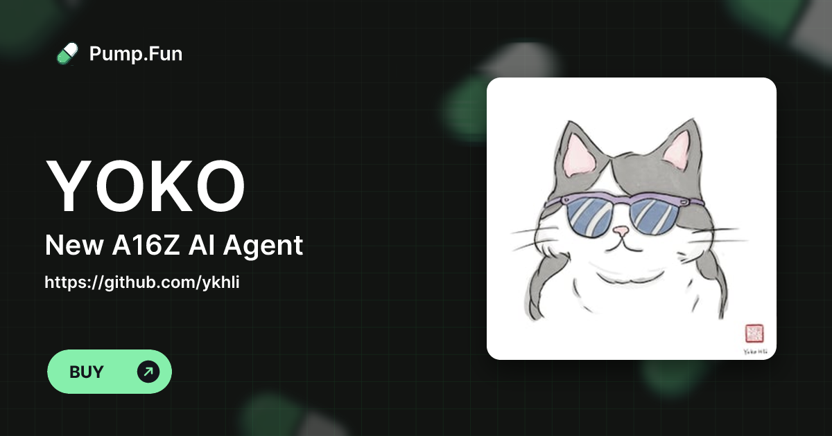 New A16Z AI Agent (YOKO) - Pump