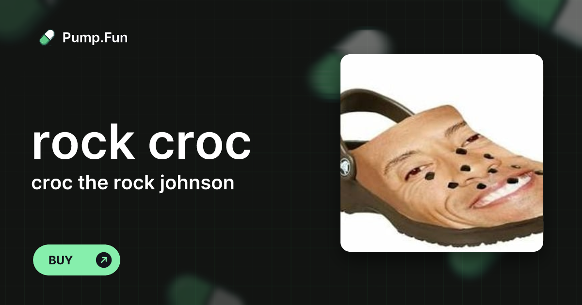 croc the rock johnson (rock croc) - Pump