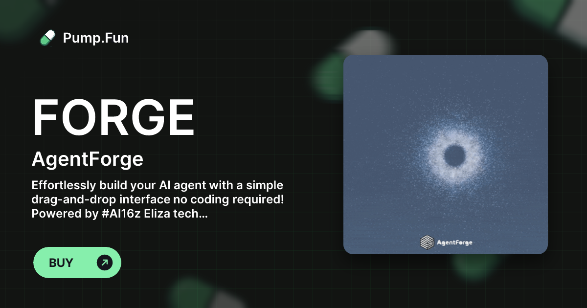AgentForge (FORGE) - Pump