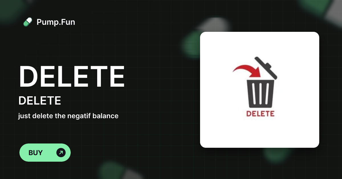 DELETE (DELETE) - Pump