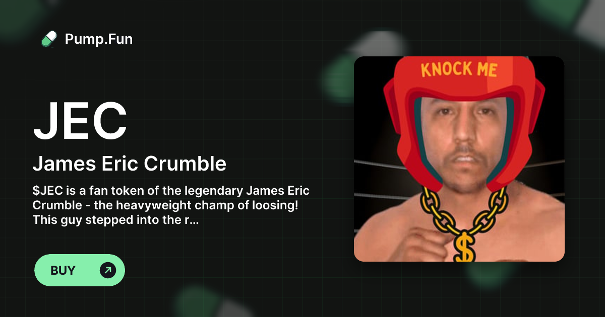 James Eric Crumble (JEC) - Pump