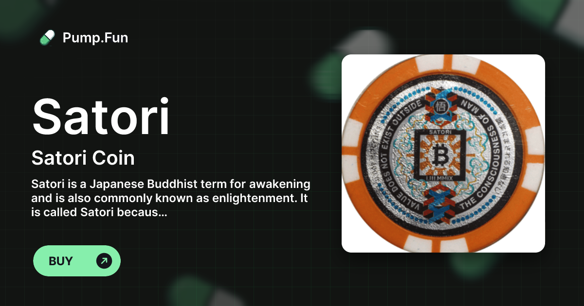 Satori Coin (Satori ) - Pump