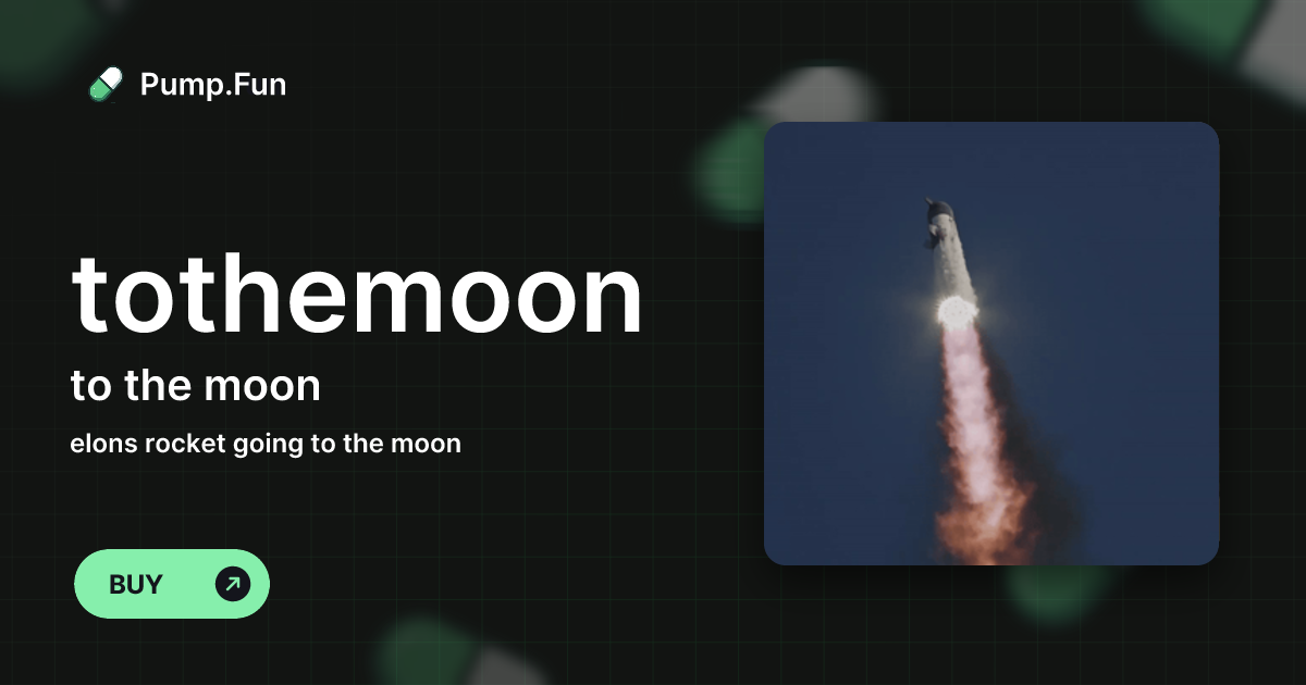to the moon (tothemoon) - Pump