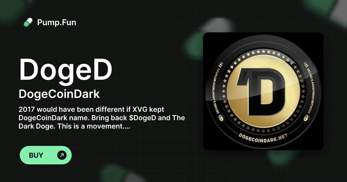 DogeCoinDark (DogeD ) - Pump