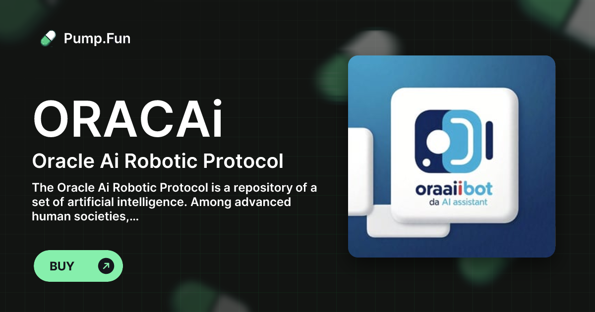 Oracle Ai Robotic Protocol (ORACAi) - Pump