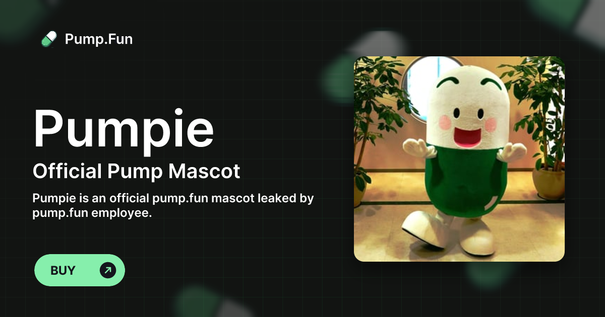 Official Pump Mascot (Pumpie) - Pump
